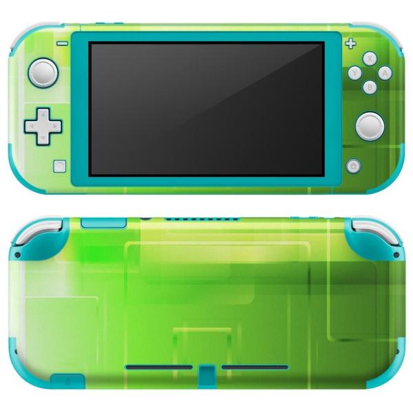 ・Nintendo Switch Lite専用 デザインスキンシール・裏表各1枚（液晶側は複数パーツに分かれています）