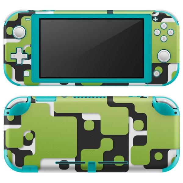 ・Nintendo Switch Lite専用 デザインスキンシール・裏表各1枚（液晶側は複数パーツに分かれています）