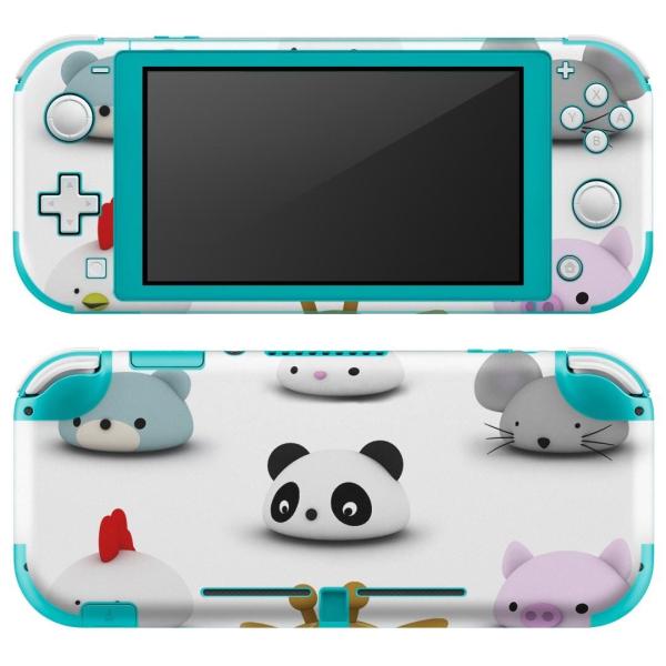 ・Nintendo Switch Lite専用 デザインスキンシール・裏表各1枚（液晶側は複数パーツに分かれています）