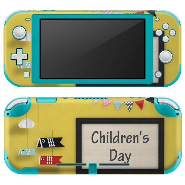 ・Nintendo Switch Lite専用 デザインスキンシール・裏表各1枚（液晶側は複数パーツに分かれています）