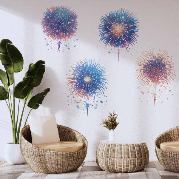 夏☆ シール式ウォールステッカー  ウォールステッカー 飾り シール式 飾り 夏 summer 夏祭り 日本 壁紙 はがせる 剥がせる カッティングシート wall sticker 雑貨