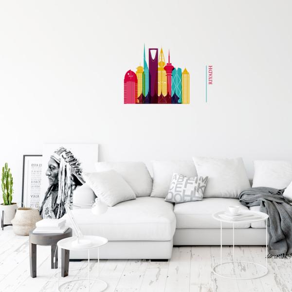 世界の建物☆ シール式ウォールステッカー  歴史的 建造物 建築物  観光 900×400mm Msize