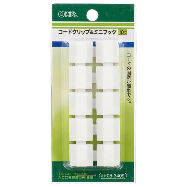 【 特 長 】● 面倒なコードの配線が簡単です● 粘着テープを使用し、壁を傷つけることなくきれいな配線ができます【 仕 様 】■ 10個入