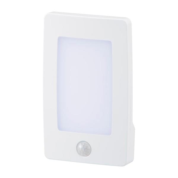 【 特 長 】● 薄型ボディで邪魔にならないスタイリッシュデザイン● 周囲が暗くなり人が近づくと約60秒間自動点灯します● ご家庭の壁コンセントに差し込むだけの簡単設置です● 耐トラッキングPSE新基準（平成27年1月16日改正）準拠● L...