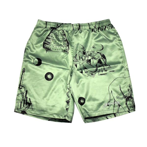 ■素材■ POLYESTER 96%・SPANDEX 4%■参考サイズ■M：W76-95　総丈49　股下23　もも幅37,5L：W80-98　総丈51　股下23　もも幅39※繊維商品のため、1-2cm程度の個体差・誤差がございます。予めご了...