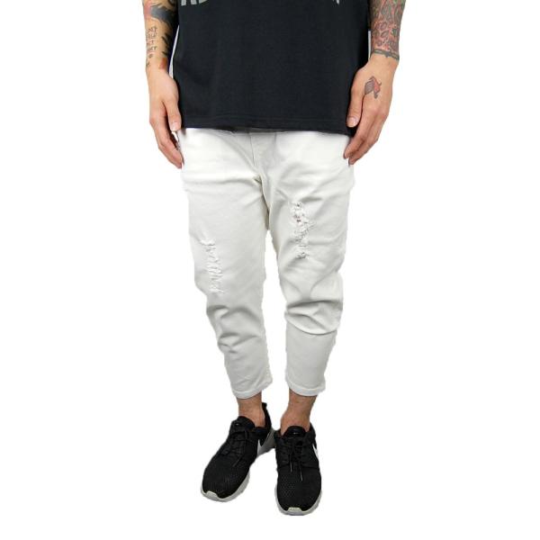 ■素材■COTTON 98%・SPANDEX 2%■参考サイズ■28：(平置き)W61　股下50　もも幅28,5　裾幅1430：(平置き)W69　股下50　もも幅30　裾幅1532：(平置き)W75　股下51　もも幅32　裾幅1634：(平...