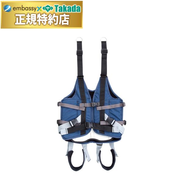 ハーネスの装着で安心して訓練に集中！TB-1483 電動歩行訓練リフトとの併用もオススメします。