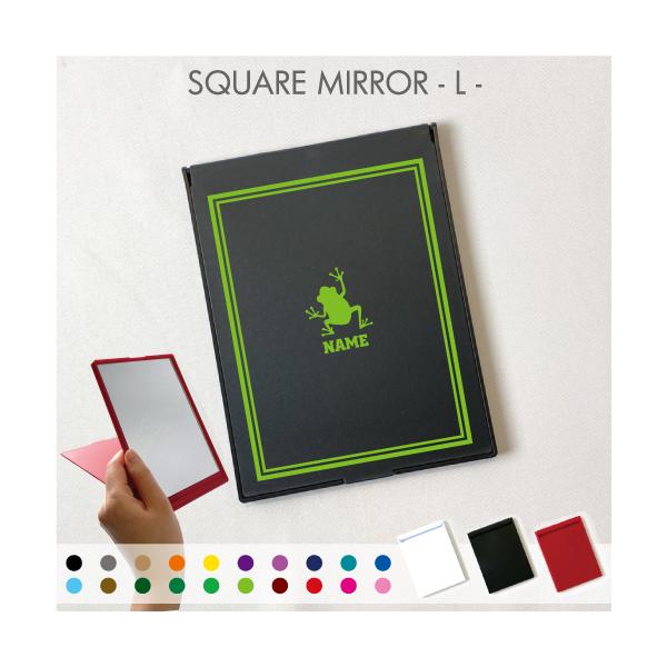 商品名マットスクエアミラー(ブラック完売）商品詳細サイズ：122×166×8（mm）材質：PS、ガラス他大人っぽさを演出するのはツヤのないマットミラーお気に入りアイテムで身だしなみチェック気持ちまでキレイにしてくれる携帯できる卓上ミラー