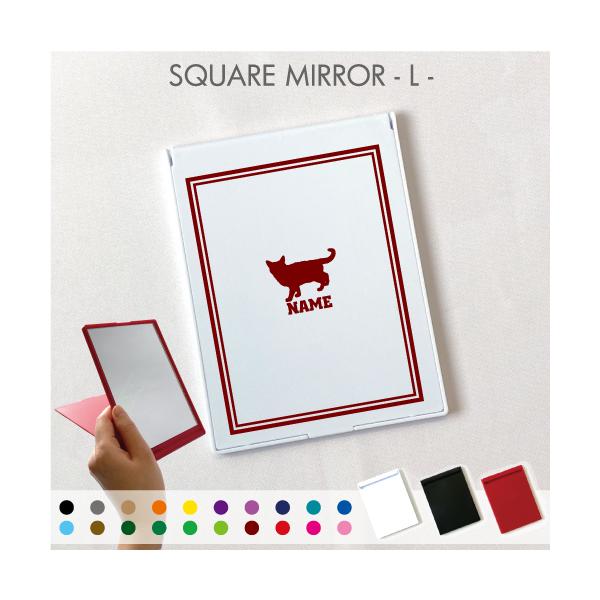 商品名マットスクエアミラー(ブラック完売）商品詳細サイズ：122×166×8（mm）材質：PS、ガラス他大人っぽさを演出するのはツヤのないマットミラーお気に入りアイテムで身だしなみチェック気持ちまでキレイにしてくれる携帯できる卓上ミラー