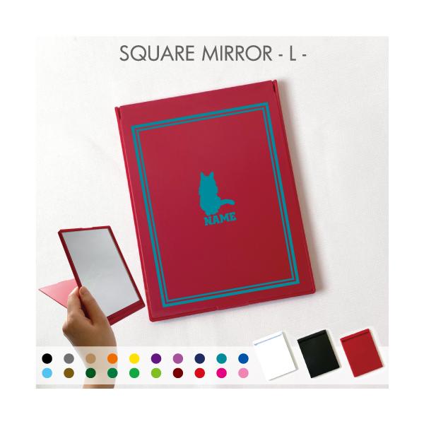 商品名マットスクエアミラー(ブラック完売）商品詳細サイズ：122×166×8（mm）材質：PS、ガラス他大人っぽさを演出するのはツヤのないマットミラーお気に入りアイテムで身だしなみチェック気持ちまでキレイにしてくれる携帯できる卓上ミラー