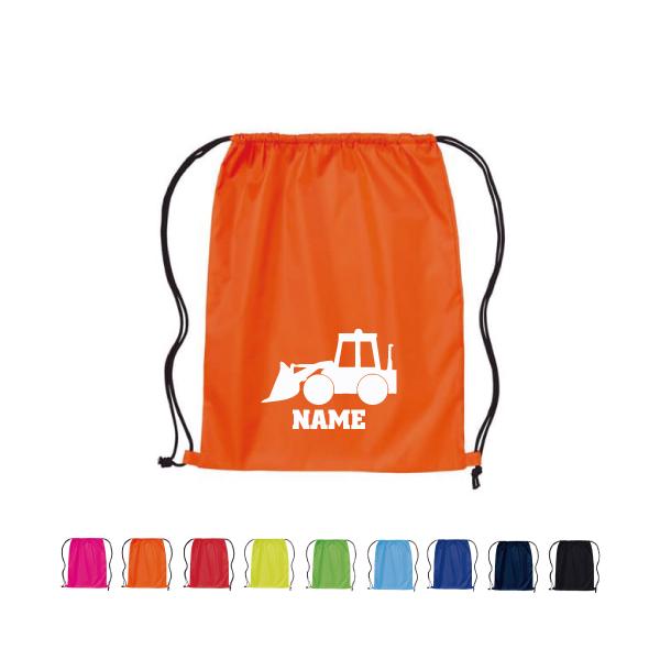 名入れランドリーバッグとは？ポリエステルのナップサック（リュックサック）。職業別のシルエットにお名前が入れられるので、部活のチーム名や学校名を入れたり、同好会などの名称を入れたりとさまざまな使い方が考えられ、とても人気の高い商品です。
