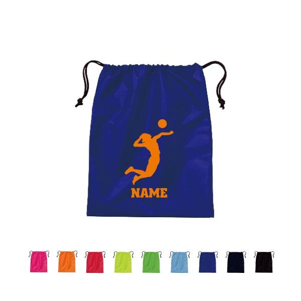 名入れシューズバッグとは？巾着タイプのポリエステルバッグ。室内履きや外履きの専用シューズなどを入れるのに最適なバッグです。スポーツ別のシルエットにお名前が入れられるので、運動部などの部活のチーム名や学校名を入れたり、同好会などの名称を入れた...