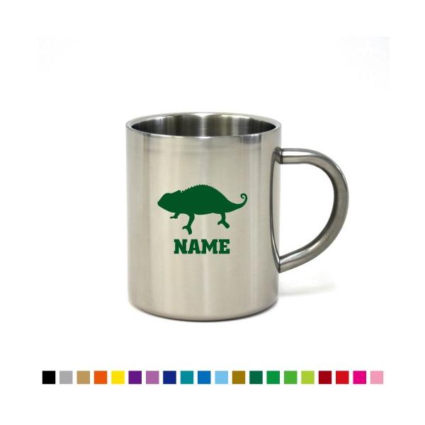 ステンレス魔法瓶構造で飲み頃温度が長持ち真空断熱のステンレスで保温性・保冷性も抜群。コーヒー紅茶、アイスコーヒーや冷たいお水でも、お飲み物をいつでも最適温度でいただけるすぐれもの。さらに、ワンポイントシルエットにお名前を入れられます。個人名...