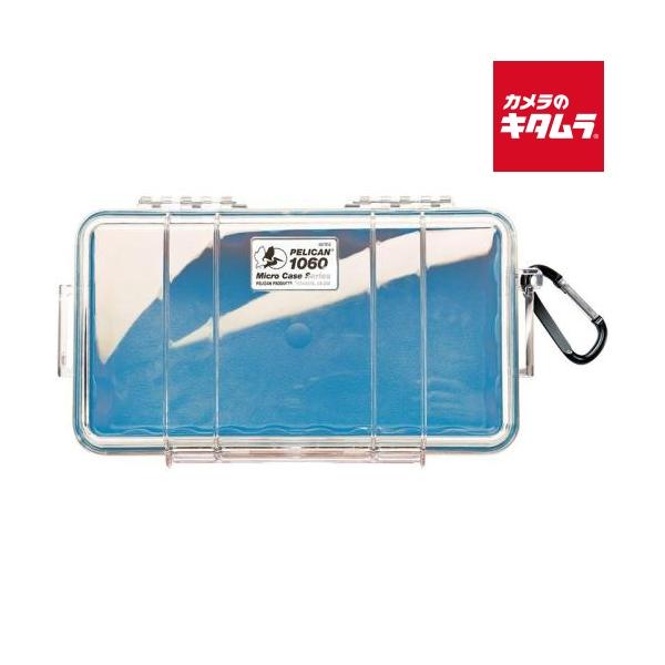 【発売日：2025年02月13日】[送料無料][保護ケース`カメラバッグ`カメラケース`PERICAN`ペリカン1060マイクロケースブルークリア[1060-026-100]]