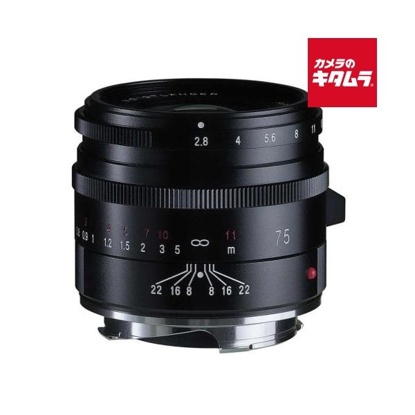 【発売日：2026年05月27日】[送料無料][cosina`voigtlander`Leica`コシナフォクトレンダーAPO-SKOPAR75mmF2.8VMブラック`ライカM`75ミリ`アポスコパー`]