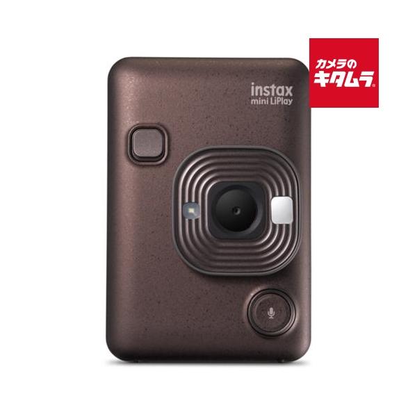 【発売日：2024年07月19日】[送料無料][`富士フイルム`フジフィルム`fujifilm`チェキ本体`フジフイルムハイブリッドインスタントカメラinstaxminiLiPlayDEEPBRONZE`インスタックスミニ`リプレイ`ディー...