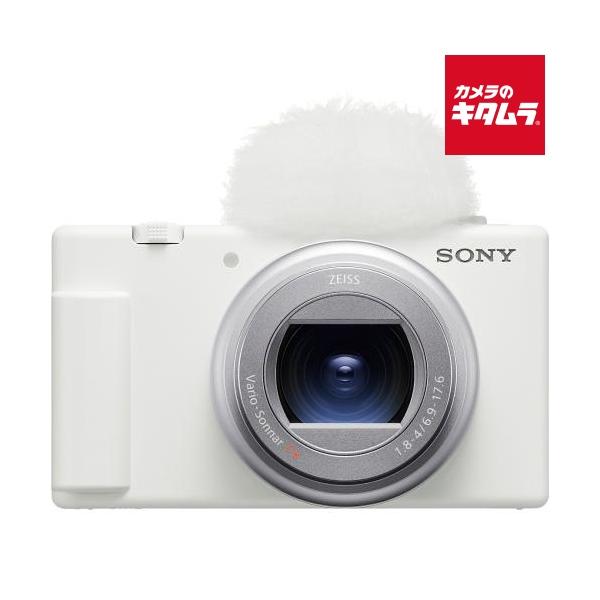 【発売日：2023年06月23日】[カメラのキタムラならこの商品のリユース品もあります][送料無料][SONY`YouTube`ブイログ`テレワーク`リモート`ソニーVLOGCAMZV-1M2Wホワイト]
