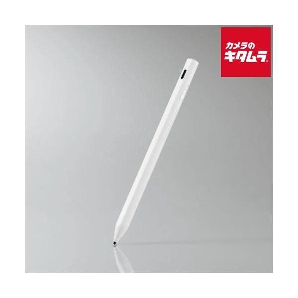 【発売日：2022年08月29日】[送料無料][`elecom`スマートフォン`スマホ`エレコムP-TPACST03WHタッチペンスタイラスリチウム充電式汎用ホワイト]