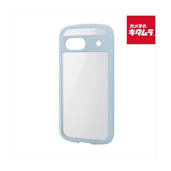 【発売日：2024年04月24日】[3,980円(税込)以上のご注文で送料無料][`elecom`スマホケース`グーグルピクセル8a`エレコムPM-P241TSLFCBUハイブリッドケース/TOUGHSLIMLITE/フレームカラー/背面ク...