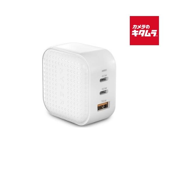 【発売日：2021年07月06日】[送料無料][ロア・インターナショナルHyperJuiceGaN66WUSB-CACアダプタホワイト]