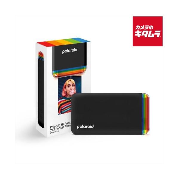 【発売日：2025年04月11日】[送料無料][Polaroid`ハイプリント`ポケットフォトプリンター`写真プリント`昇華型プリンター`ポラロイド Hi・Print2×3PocketPhotoPrinterGeneration2ブラック]