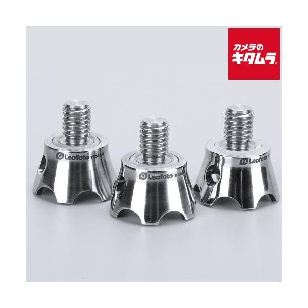 【発売日：2021年09月08日】[送料無料][leofoto`石突`レオフォトTFC-S3/8三脚スパイクセット（フラット）`]