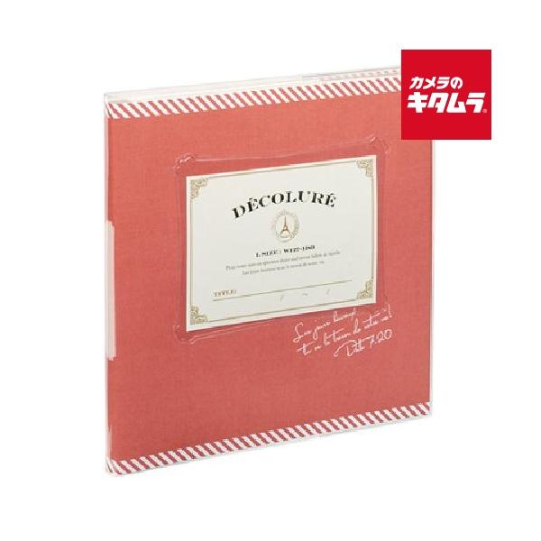 【発売日：2013年09月11日】[3,980円(税込)以上のご注文で送料無料][`nakabayashi`ナカバヤシかけるーの台紙アルバムデコルーレブックタイプスクエアMレッドアK-MB-201-R`かける〜の`フリー台紙`]