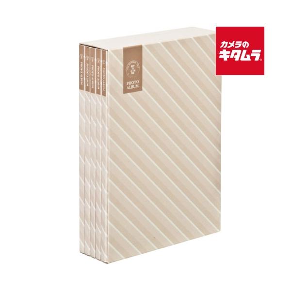【発売日：2015年06月05日】[3,980円(税込)以上のご注文で送料無料][`nakabayashi`ナカバヤシ5PL-270-33-Vポケットアルバム270ポケットストライプベージュ]