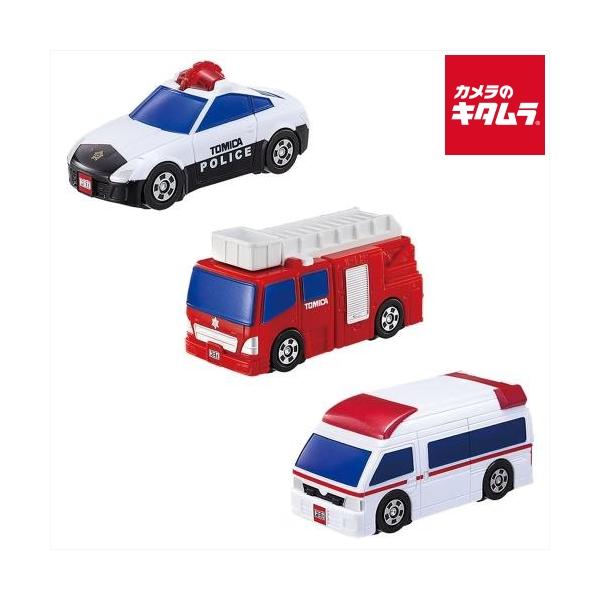 【発売日：2026年03月21日】[送料無料][TAKARATOMY`TOMICAWORLD`緊急車両大集合`パトロールカー`パトカー`消防車`救急車`ミニカー`おもちゃ`玩具`プレゼント`ギフト`クリスマス`誕生日`バースデー`パーティー...