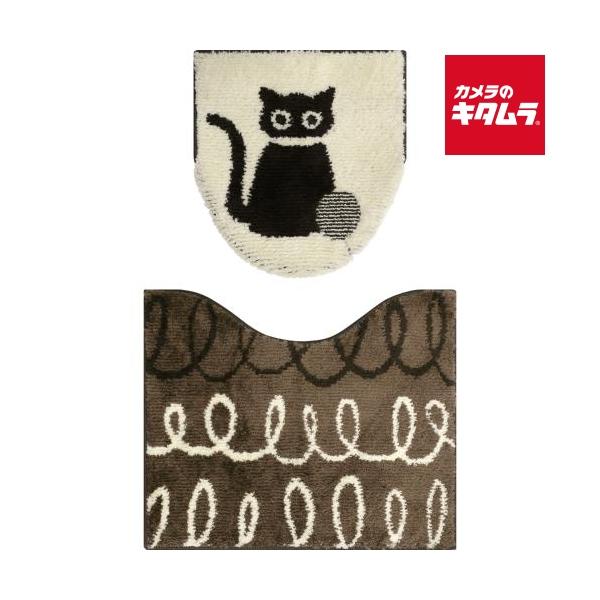 【発売日：2024年12月18日】[3,980円(税込)以上のご注文で送料無料][`okato`オカトー`SOPO`トイレ`フタカバー`トイレマット`2点セット`キャット`ふんわり`やわらか`ソポ`ねこ`ネコ`猫`]