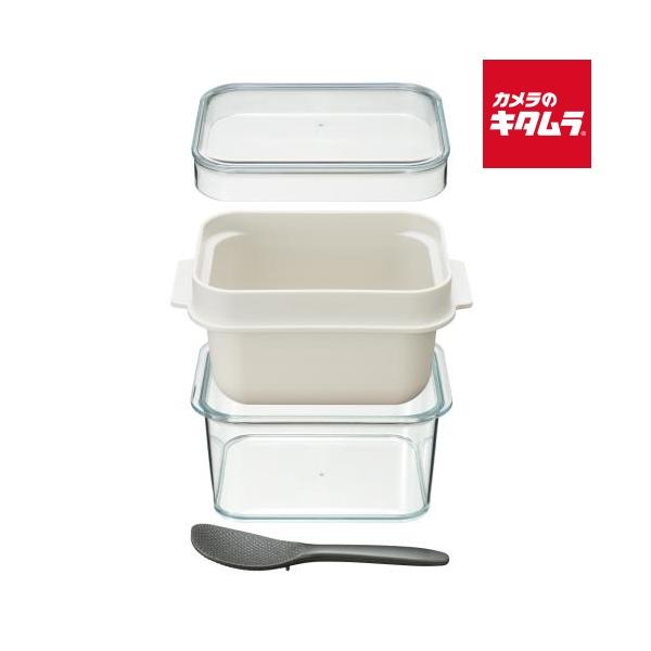【発売日：2026年04月17日】[3,980円(税込)以上のご注文で送料無料][`aux`オークス`LES3251`ぬか漬け容器`ぬかどこボックスミニ`500g用`しゃもじ付き`日本製`]