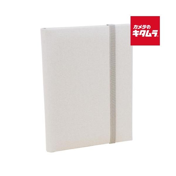 【発売日：2024年02月28日】[3,980円(税込)以上のご注文で送料無料][写真整理`L判`キタムラオリジナル`万丈リネンアルバムLサイズ80枚グレージュ]