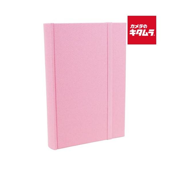 【発売日：2024年02月28日】[3,980円(税込)以上のご注文で送料無料][写真整理`L判`キタムラオリジナル`万丈リネンアルバムLサイズ300枚チェリーピンク]