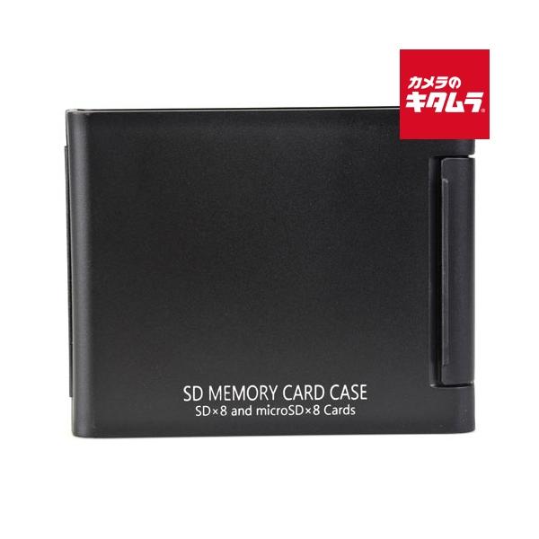 【発売日：2016年05月02日】[3,980円(税込)以上のご注文で送料無料][`kenko`microSD`ケンコーASSD8BKSDメモリーカードケースAS8枚収納ブラック`メディアケース]