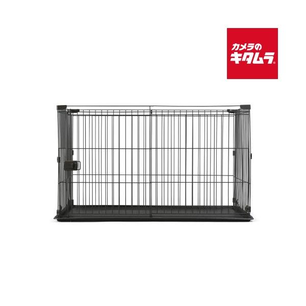 【発売日：2024年05月09日】[送料無料][`irisohyama`アイリスオーヤマシステムサークルトレー付きSTS-1200Tマットブラウン`ペットサークル`ペット用品`犬用サークル`]