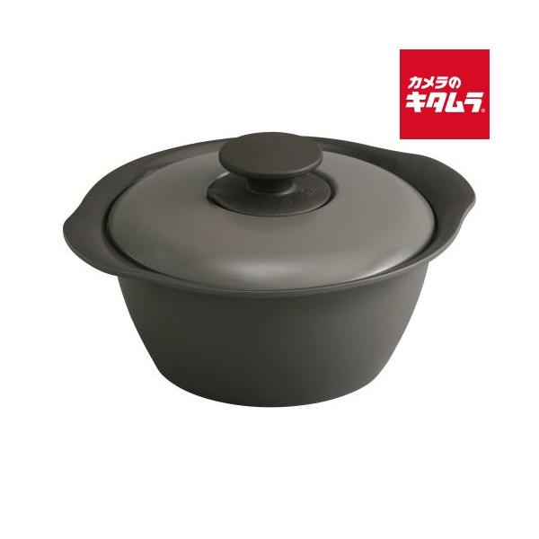 【発売日：2024年03月28日】[送料無料][IRISOHYAMA`なべ`セラミックコーティング`無水調理`ガス対応`IH対応`アイリスオーヤマMKS-20無加水鍋20cmチャコールグレー`]