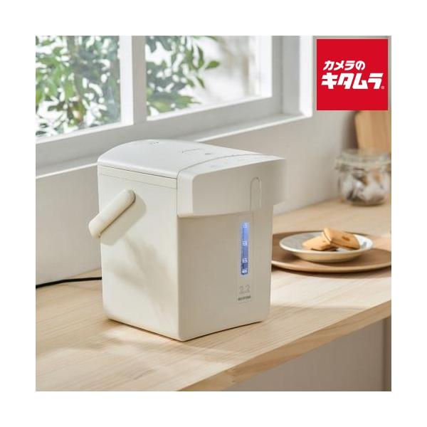 【発売日：2024年04月01日】[送料無料][`irisohyama`アイリスオーヤマジャーポット2.2Lマイコン式IAHD-222-Cアイボリー]