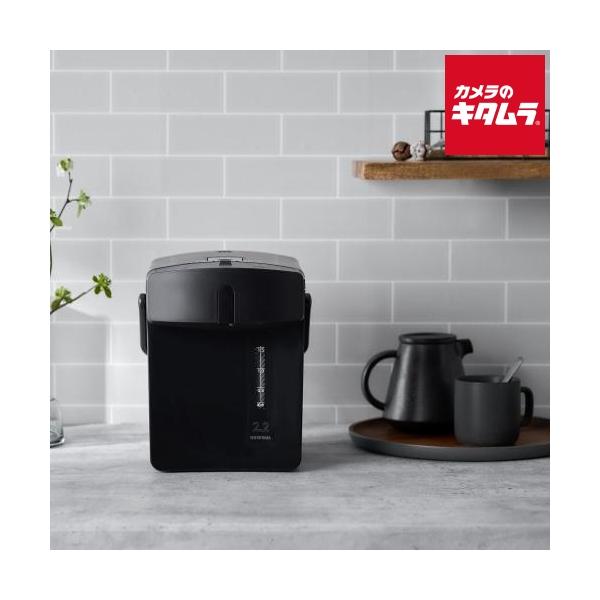 【発売日：2024年04月01日】[送料無料][`irisohyama`アイリスオーヤマジャーポット2.2Lメカ式IMHD-222-Bブラック]