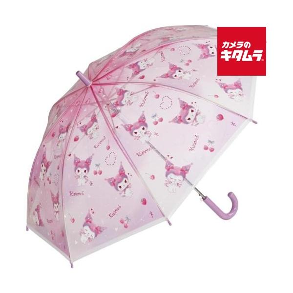 【発売日：2024年03月08日】[3,980円(税込)以上のご注文で送料無料][`skater`子供用傘`クロミ`サンリオ`sanrio`スケータービニール傘55cmクロミラブラブきゅんUBV3-631801`]