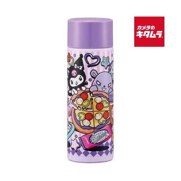 【発売日：2026年02月16日】[3,980円(税込)以上のご注文で送料無料][`skater`0.12L`sanrio`サンリオ`kuromi`軽量`スリム`保温`保冷`ステンレスボトル`水筒`]
