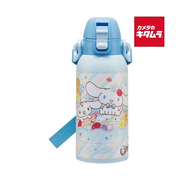 【発売日：2025年12月25日】[3,980円(税込)以上のご注文で送料無料][skater`ファンシー`サンリオ`スケーター`水筒`600ml`保冷`ステンレス`直飲み`ボトル`ショルダー`ベルト`紐`キャラクター`skater`STC...