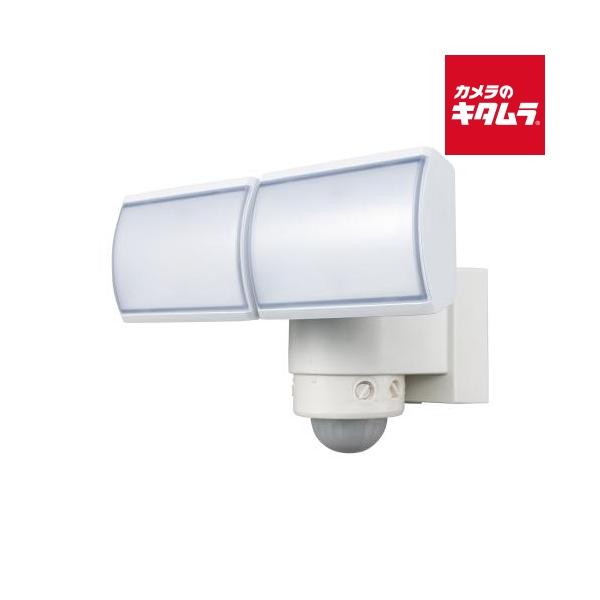 【発売日：2025年03月11日】[送料無料][`elecom`DXアンテナLEDセンサーライト(2灯型)DSLD20C2(W)ホワイト`DXANTENNA`]