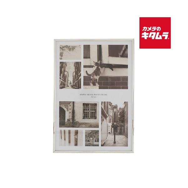 【発売日：2019年04月01日】[3,980円(税込)以上のご注文で送料無料][FUJICOLOR`フォトフレーム`写真額`フジカラーメタルフォトスタンド1702A4シルバー`]