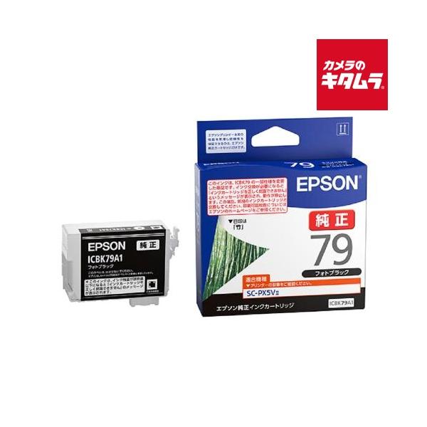 【発売日：2023年10月16日】[3,980円(税込)以上のご注文で送料無料][SC-PX5VII`竹`epson`ink`エプソンICBK79A1インクカートリッジフォトブラック]