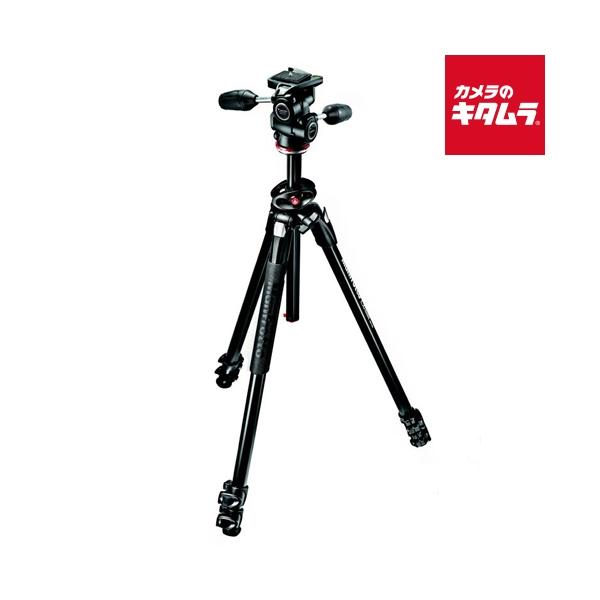【発売日：2016年01月27日】[送料無料][manfrotto`マンフロットMK290DUA3-3W290DUALアルミニウム3段三脚＋3ウェイ雲台キット]