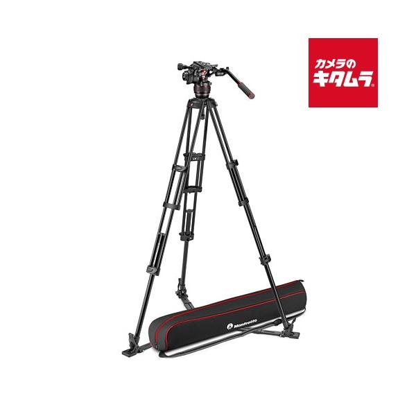 【発売日：2019年12月19日】[ショッピングクレジット48回払い迄 分割金利手数料当店負担][送料無料][Manfrotto`ビデオ三脚`マンフロットMVK608TWINGAナイトロテック608ビデオ雲台+アルミツイン三脚GS`]