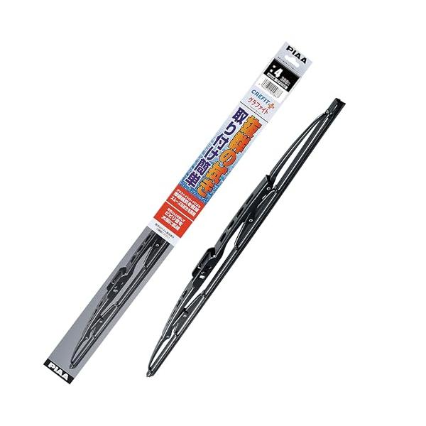 サイズ：380mm(呼番4 / 品番CFG38)クレフィットプラスワイパーは、金属フレームが安定した払拭性能を発揮します。ゴムは高品質天然ゴムを採用。ゴム表面に摩擦抵抗を軽減するグラファイト粒子(黒鉛)をコーティングしています。グラファイト...
