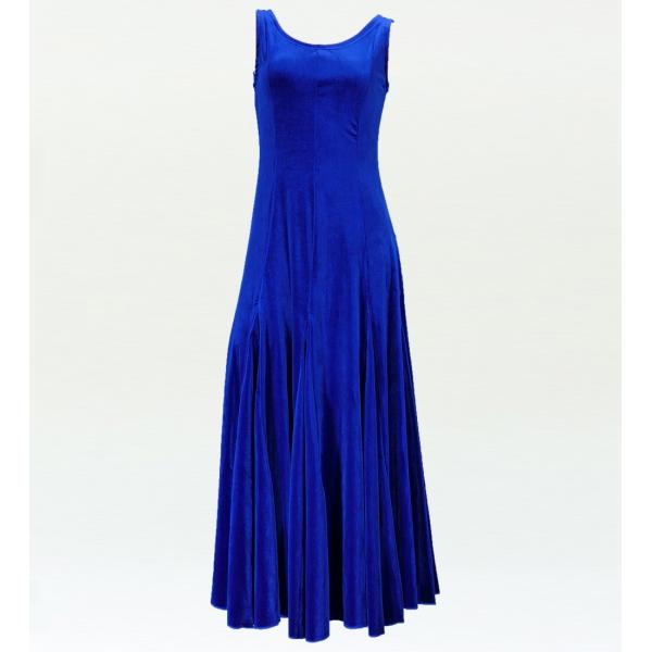 無地の伸縮性のあるベルベット素材を使用したワンピースドレスです。着やすく踊りやすいのが特徴です！！着丈：133cm適応ヌード寸法：バスト80〜93cm／ ウエスト60〜73cm／ ヒップ86cm〜99cm素材：ポリエステル100%※生産ロッ...