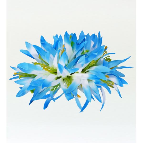 スパイダーリリーのヘアクリップは大きさもあり舞台等でおすすめです。ホイケにも練習のアクセントにも使用できます。 （小物・アクセサリー・グッズ等 2個以上のご注文の場合、梱包はまとめさせていただきます。）※手作りですので１つ１つ多少違いがあり...