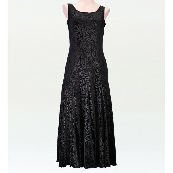 伸縮性のある高級ローズ柄ベルベットを使用したワンピースドレスです。着やすく踊りやすいのが特徴です！！着丈：133cm適応ヌード寸法：バスト80〜93cm／ ウエスト60〜73cm／ ヒップ86cm〜99cm素材：ポリエステル100%※生産ロ...